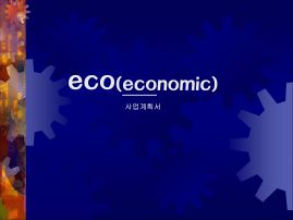 eco(할인쿠폰사업) 사업계획서-1페이지