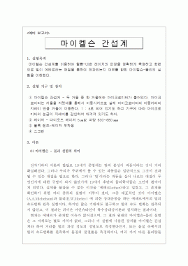 마이켈슨 간섭계 실험 예비, 결과레포트-1페이지