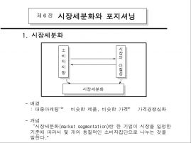 시장 세분화와 포지셔닝-1페이지