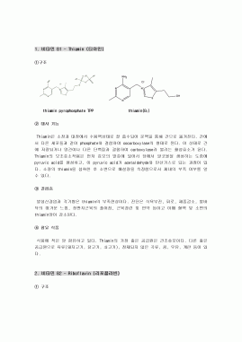 수용성 비타민 조사 자료-1페이지