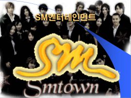 SM엔터테인먼트 기업 분석과 경영전략 및 SWOT-1페이지