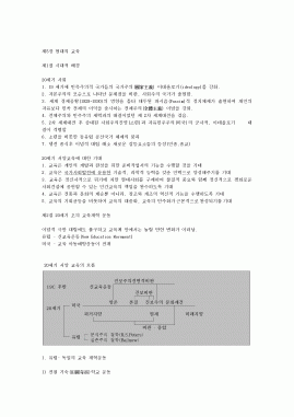 서양 현대의 교육-1페이지