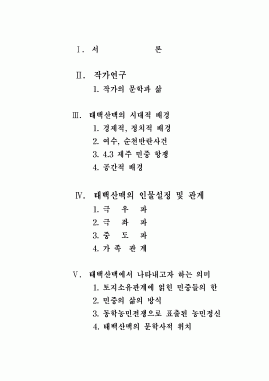 태백산맥에 나타난 의미에 대한 연구-1페이지