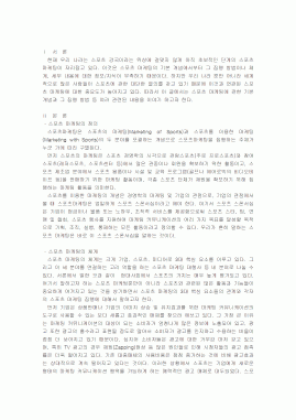 스포츠 마케팅의 전반적 개요-1페이지