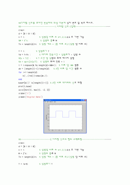 디지털 신호를 주어진 반송파의 위상 미분에 실어 변조 및 복조 하시오.-1페이지