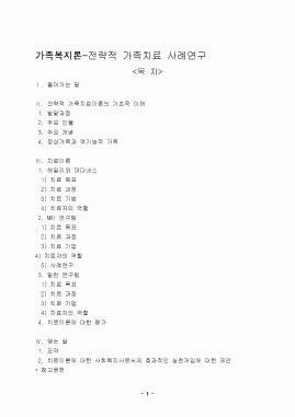 전략적 가족치료 사례연구-1페이지