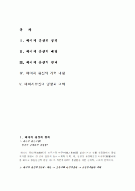 메이지 유신에대해-1페이지