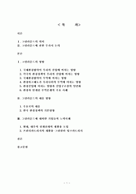 그린라운드와 환경정책-1페이지