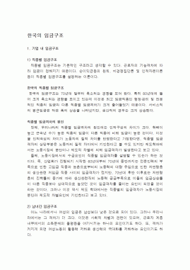 한국의 임금구조-1페이지