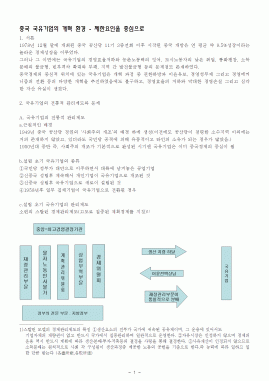 중국 국유기업의 개혁 환경(제한요인을 중심으로)-1페이지