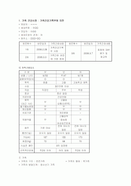 가족 건강사정 간호진단-1페이지