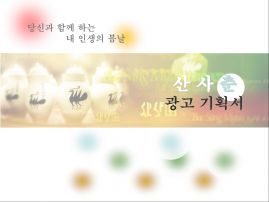 산사춘 광고기획서-1페이지