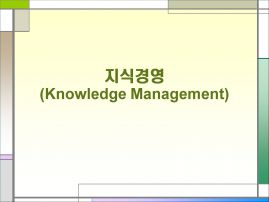 지식경영 데이터,정보,지식의 관계 지식의 변환 지식경영의 필요성-1페이지