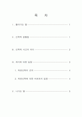 신학의 책임인 계시에 대한 논쟁-1페이지