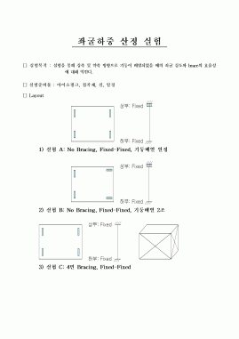 좌굴하중 산정 실험-1페이지