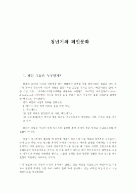 [사회문제]폐인 문화의 문제점과 발전적 방향으로 나갈수 있는길-1페이지