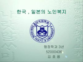 한국과일본의노인복지정책비교-1페이지