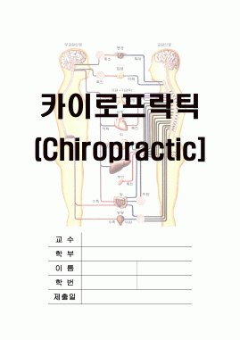 카이로프락틱에 대한 조사-1페이지