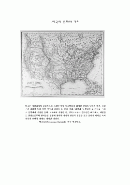 미국의 문화와 가치-1페이지