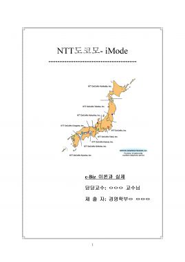 NTT도코모- iMode-1페이지