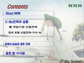 NHN naver의 이비지니스 전략과 실행-1페이지