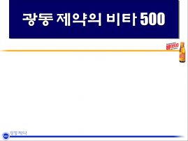 [마케팅]비타 500(광동제약)-1페이지