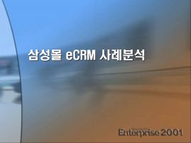 [마케팅]사례조사_삼성몰 eCRM 구축전략 분석-1페이지