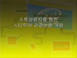 [관광상품개발론]수륙양용차를 통한 시티투어 관광-1페이지