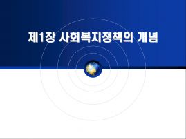 [분석/조사] 사회복지정책의 개념 -1페이지