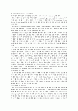 국제위기감시기구(ICG)와 TRC-1페이지