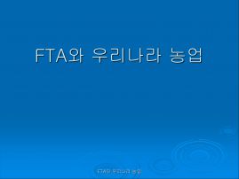 개략적인 FTA의 경제적 효과-1페이지