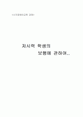 저시력학생의보행-1페이지