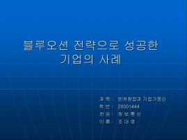 블루오션 전략으로 성공한 기업의 사례 - 카셀라와인즈, 넷제츠, 세멕스-1페이지