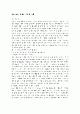 팔레스타인 문제와 중동의 미래 ( 이스라엘과의 관계, 중동 전쟁 자료 포함 )-1페이지