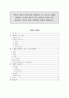 커튼과 카펫 중 한가지를 선택하여, 요구 성능을 자세히 정리하고, 소재의 섬유가 다른 5종류의 사진을 찍어 제시하고, 각각의 취급, 관리법을 자세히 설명.-1페이지