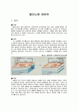 엘니뇨에 대하여-1페이지