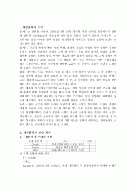 사업계획서  정보 검색과 자료조사 회사 창업-1페이지