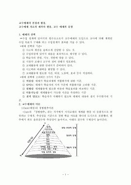 교수 매체의 활용, 교수매체 자료의 제작과 활용, 교수 매체의 유형-1페이지