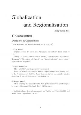 Grobalization & Regionalization-1페이지