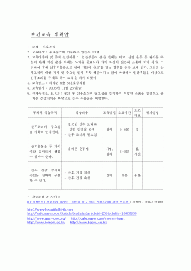 보건교육(산후조리)-1페이지