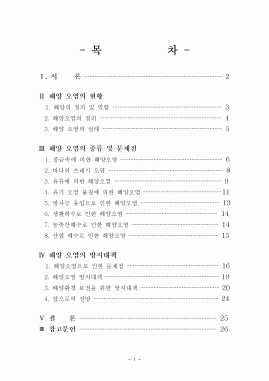 [자연과학] 해양오염 [논문]-1페이지