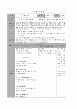 유아교육과 수업지도안 (만 2세 영아 대상 학습지도안, 주제 : 바다 속 동물의 생김새 )-1페이지