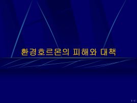 환경호르몬의 피해와 대책-1페이지