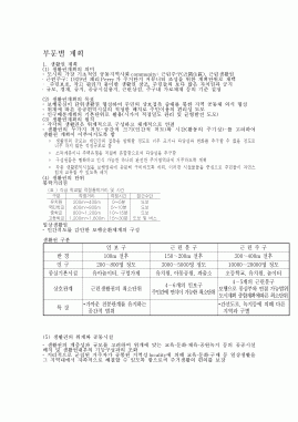 부문별 계획(생활권계획,토지이용계획,교통계획)-1페이지