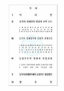 동북아(한국 중국 일본) 경제협력체-1페이지