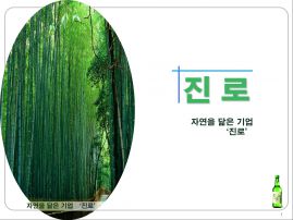 진로의 경영 및 마케팅 전략-1페이지