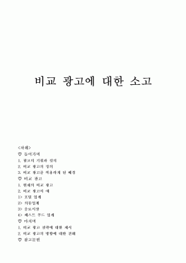 비교광고에 대한 소고-1페이지