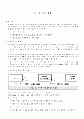 프로그램 입출력 방식-1페이지