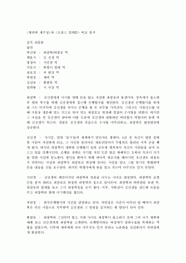 <범죄의 재구성>과 <오션스 일레븐> 비교 분석-1페이지