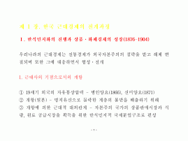 한국 근대경제의 전개과정-1페이지